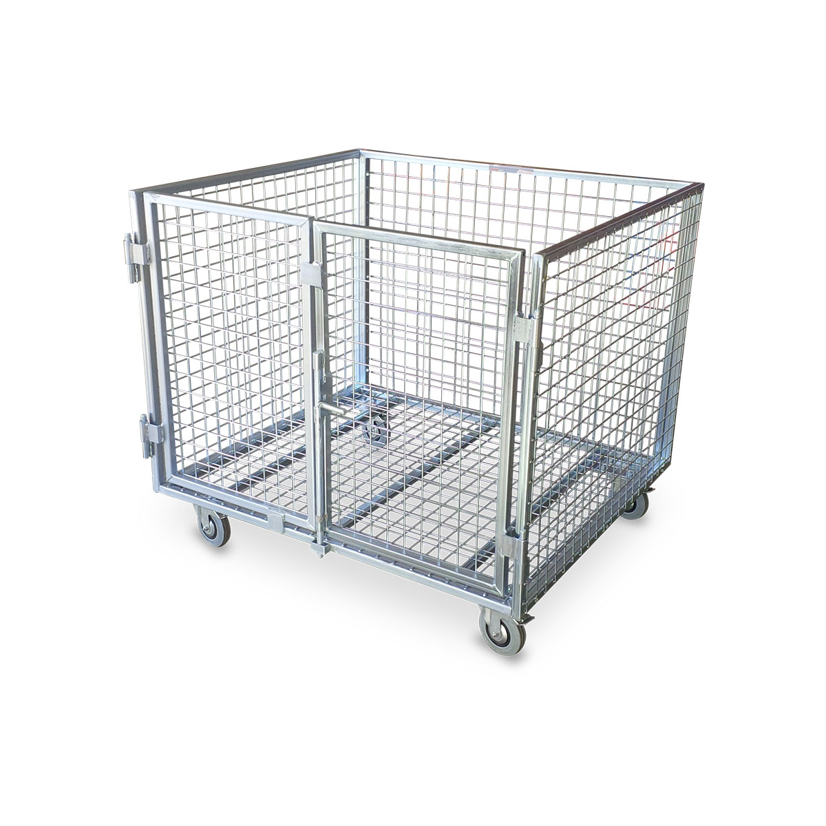 Dual-door Cage Trolley Small | Astrolift | Cage Trolleys | Astrolift