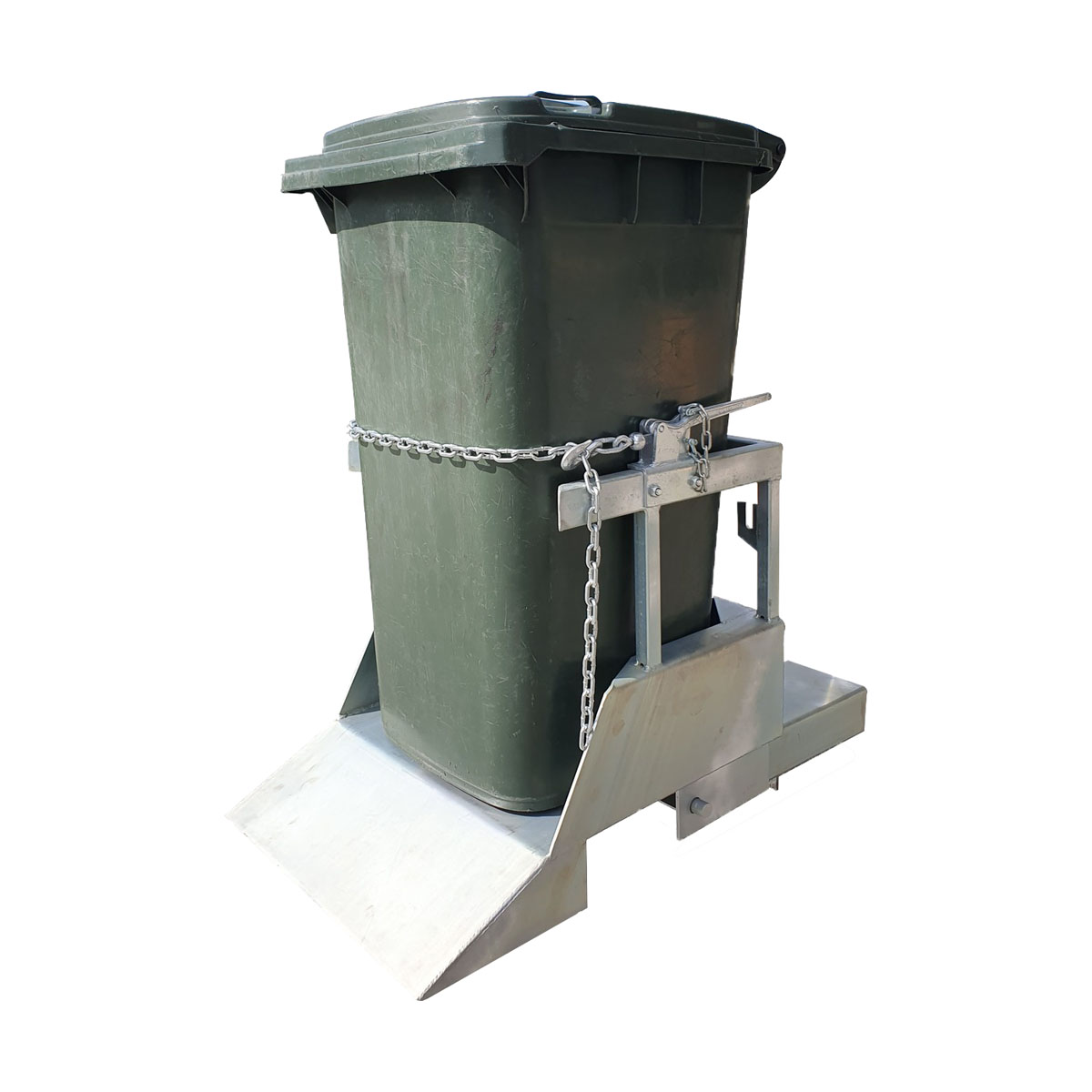 Wheelie Bin Tippers - Forklift Mounted | Forklift Attachments | Astrolift