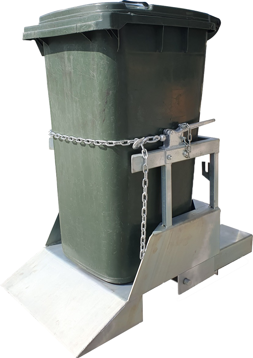 Wheelie Bin Tippers - Forklift Mounted | Forklift Attachments | Astrolift