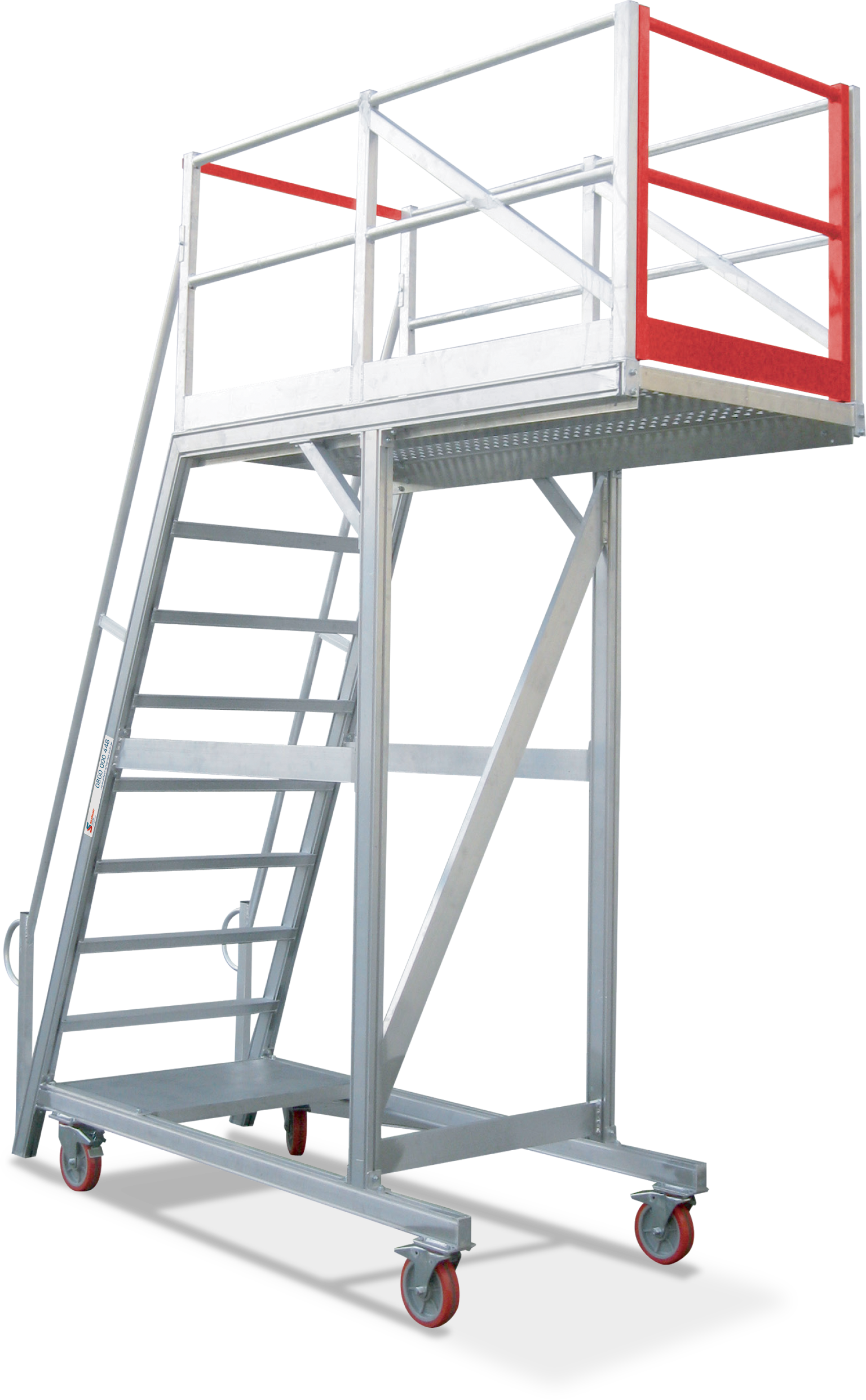 Rolling Adjustable Work Platform Cantilever