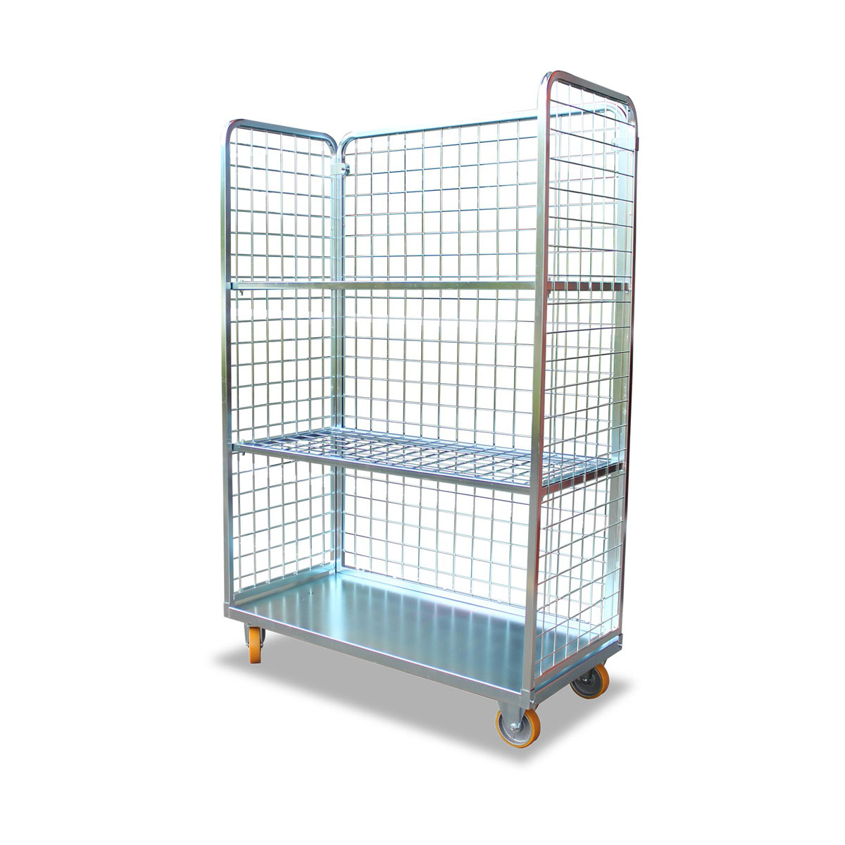 Cage Trolley (Shelved - Long) | Cage Trolleys | Astrolift