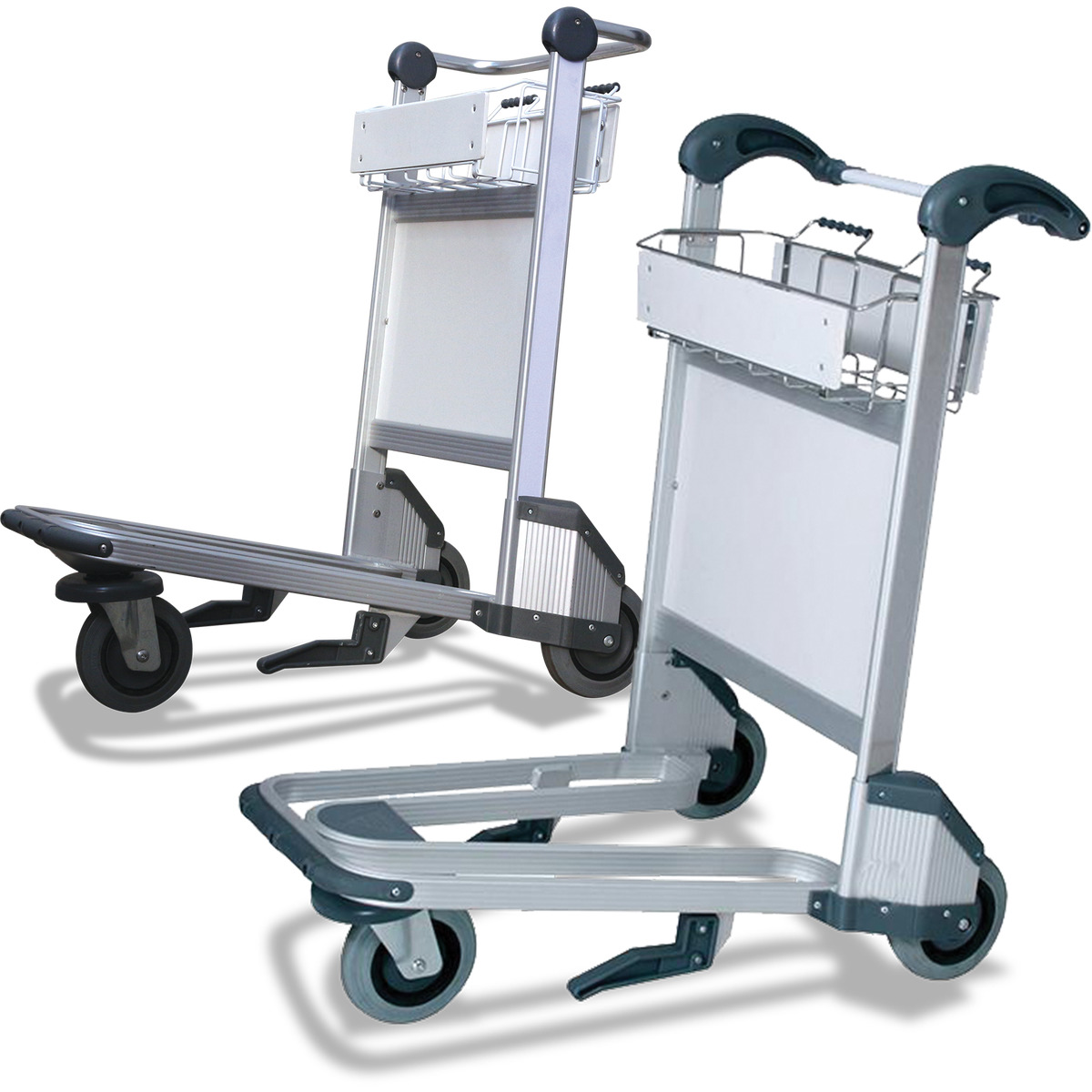 3-Wheel Airport Trolleys (Aluminium) | Airport Trolleys | Astrolift