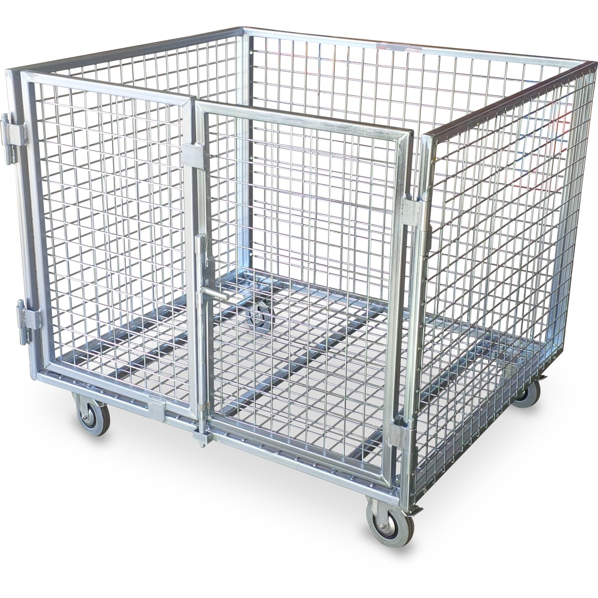 Dual-door Cage Trolley Small | Astrolift | Cage Trolleys | Astrolift