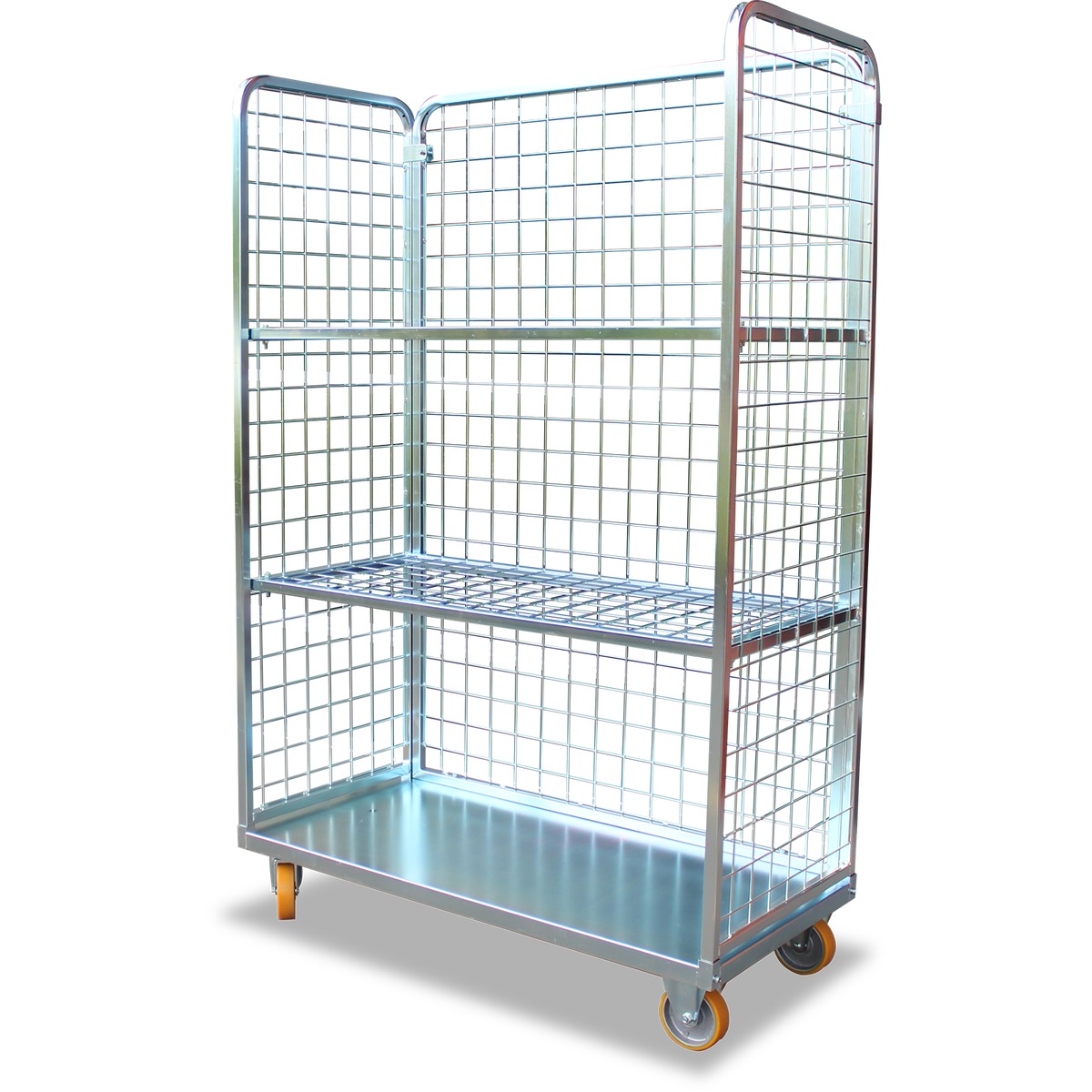 Cage Trolley (Shelved - Long) | Cage Trolleys | Astrolift