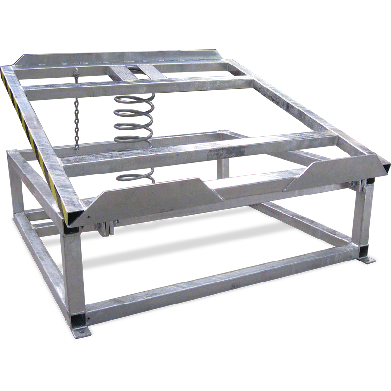 Pallet Scissor Lift Table Large (Spring - Stainless Steel) | Spring ...
