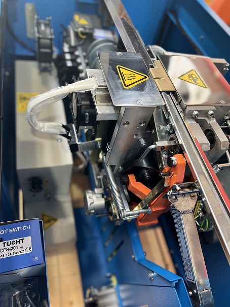 Blue Strapping Machine Semi-auto | Astrolift | Strapping Machines ...