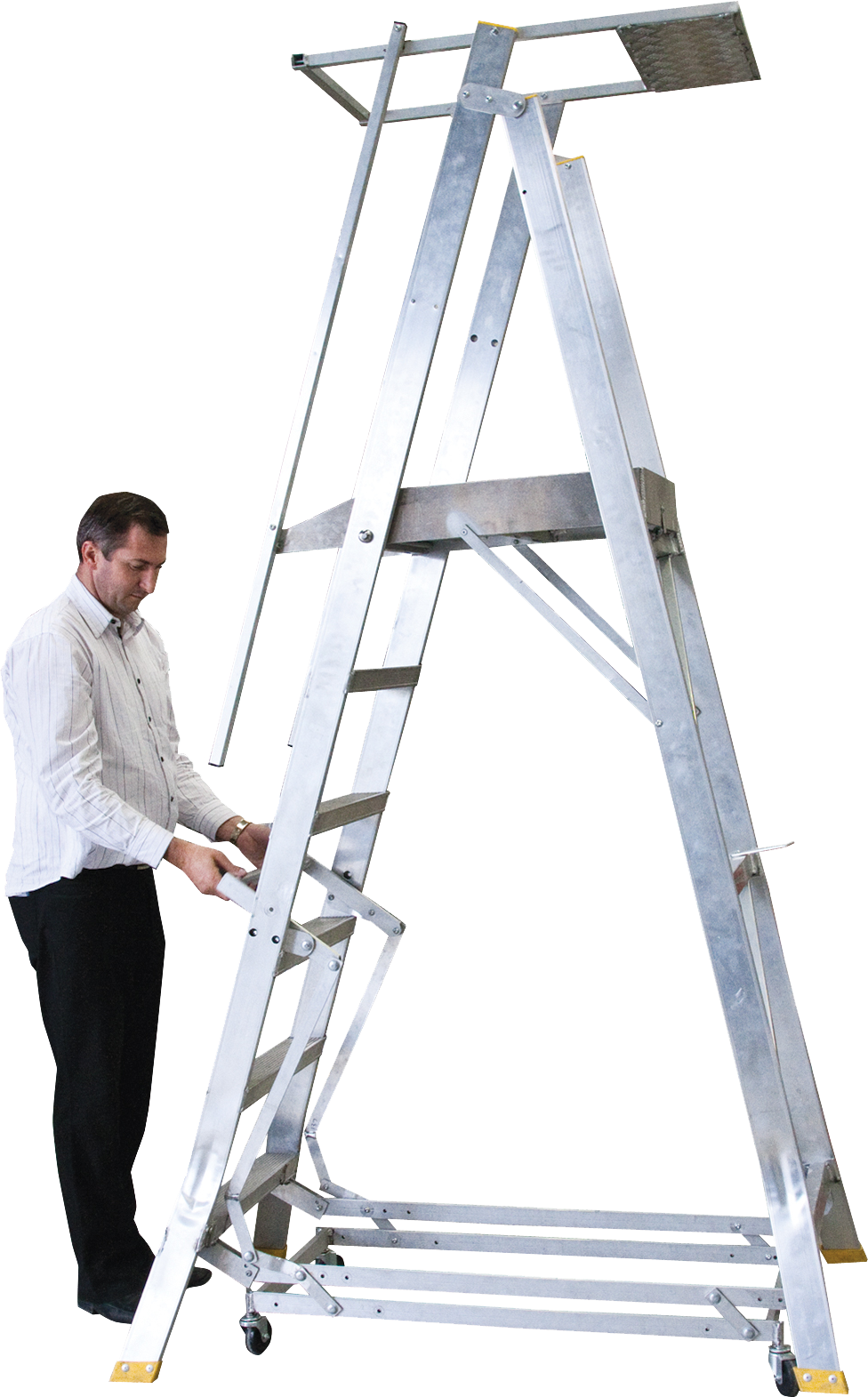 Platform Ladders - Wheeled-Chassis | Platform Ladders | Astrolift