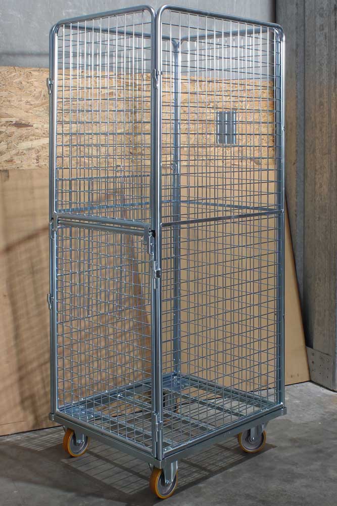 Cage Trolley (Split Door) | Cage Trolleys | Astrolift NZ | Cage ...