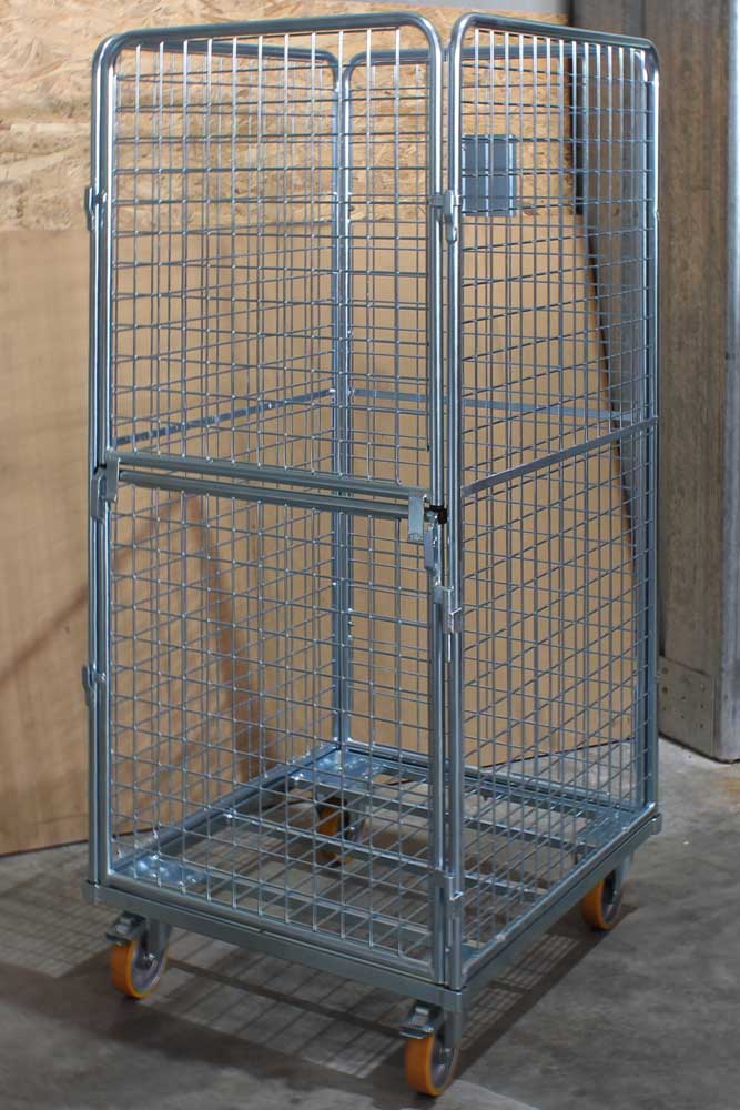 Cage Trolley (Split Door) | Cage Trolleys | Astrolift NZ | Cage ...