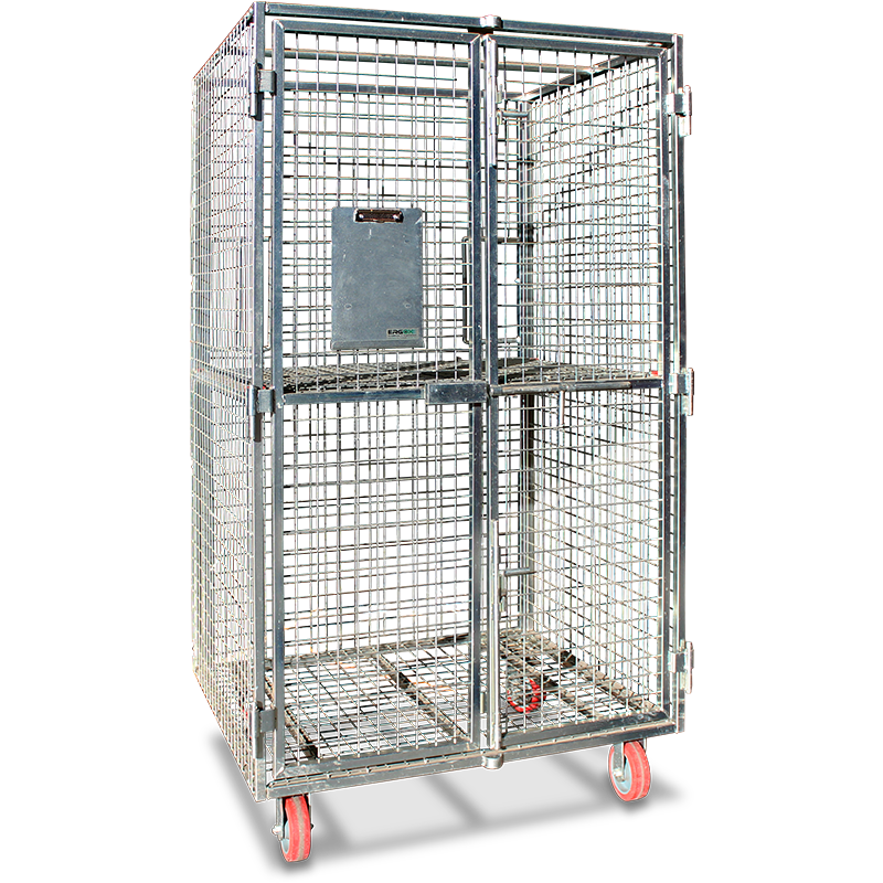 Cage Trolley (Dual-door) | Cage Trolleys | Astrolift