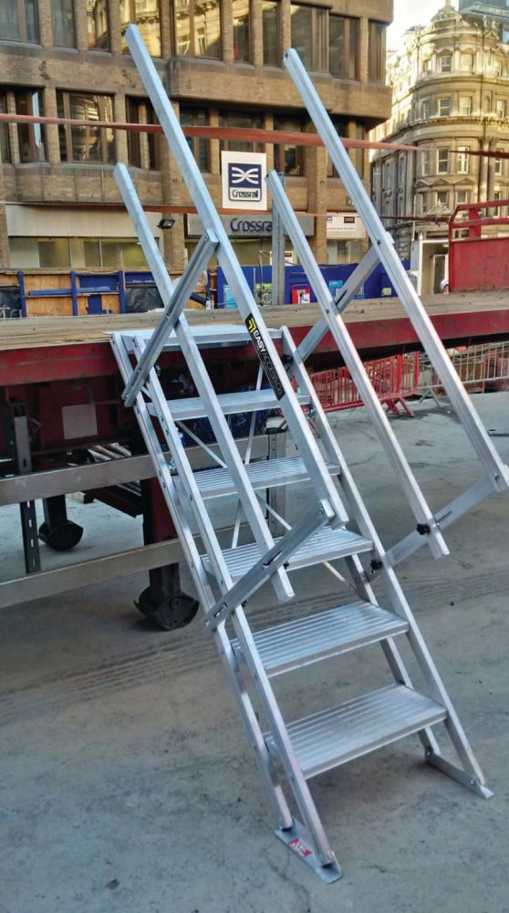 Self-Levelling Stairs - Truck Access | Astrolift | Stairs and Truck ...
