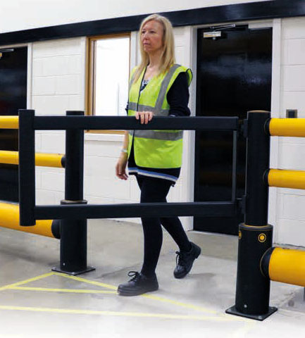 Swing Gate - A-Safe (Flexible Plastic) | Traffic Barriers | Astrolift