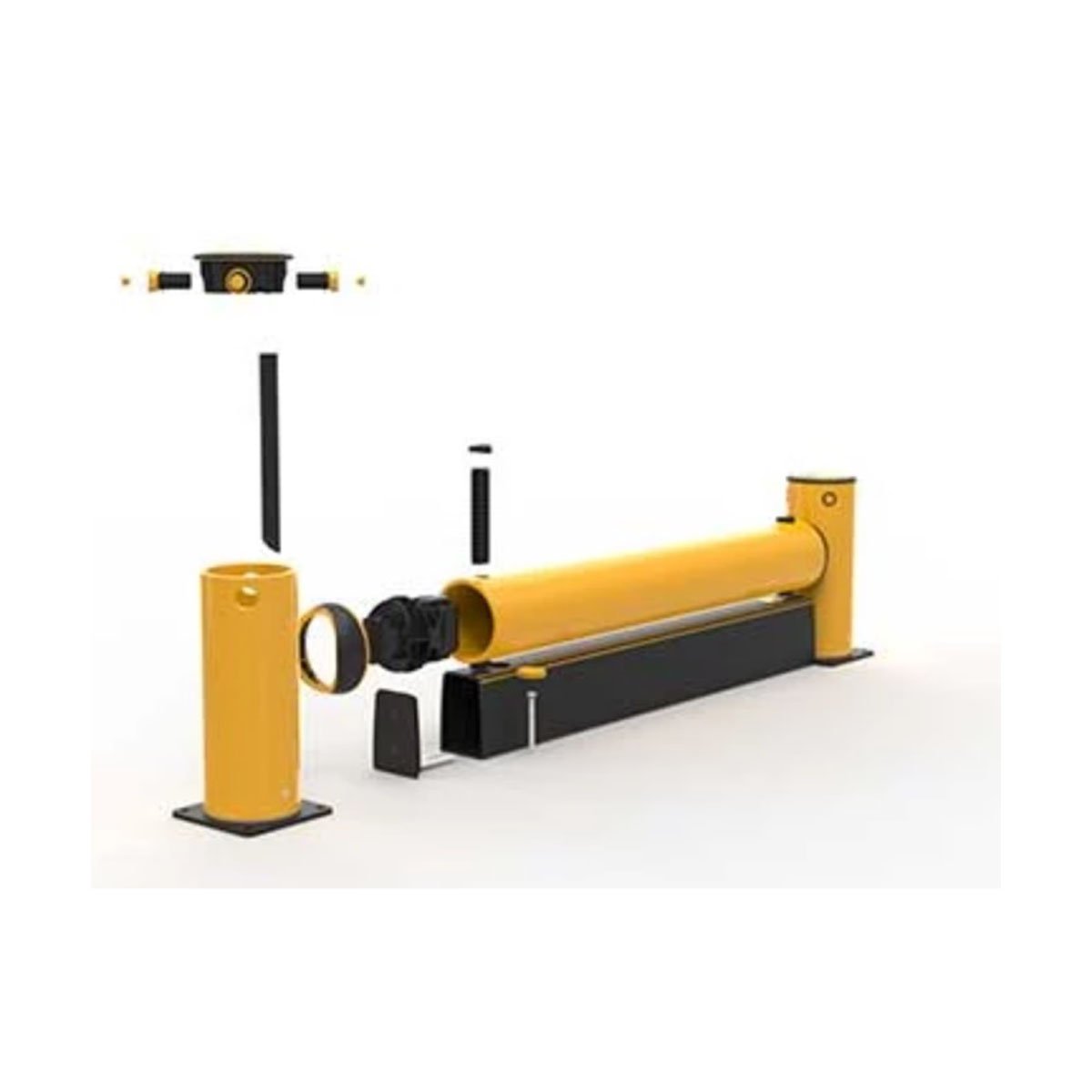 Rack-end Barrier - A-Safe (Flexible Plastic) | Traffic Barriers | Astrolift