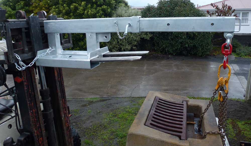 Hook - Adjustable Jib Short | Forklift Attachments | Astrolift