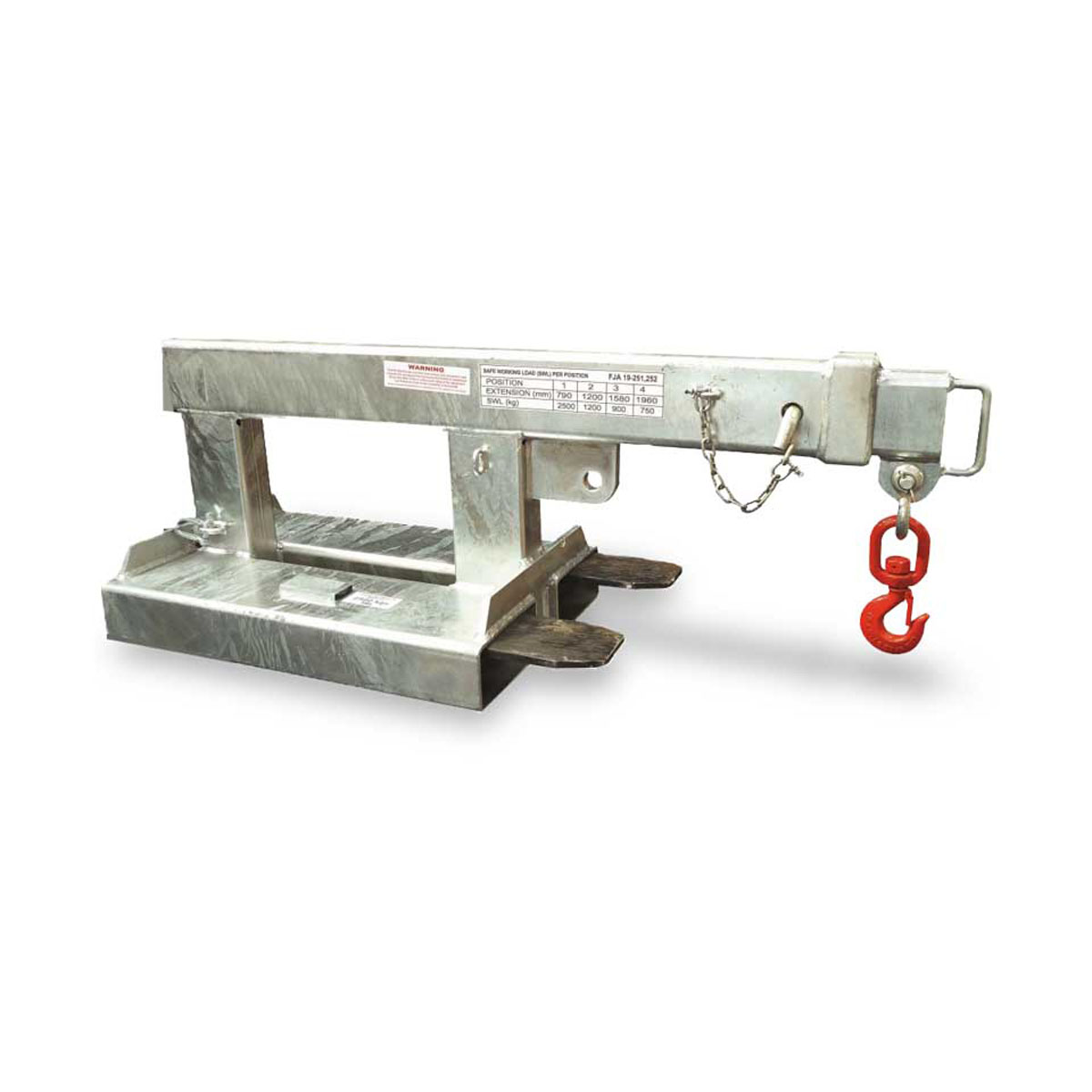 Hook - Adjustable Jib Short | Forklift Attachments | Astrolift