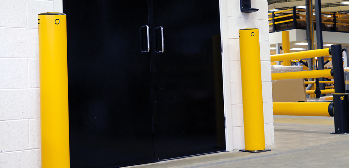 Flexible Plastic Bollards NZ | Astrolift | Bolt-down Bollards | Astrolift