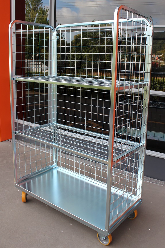 Cage Trolley (Shelved - Long) | Cage Trolleys | Astrolift