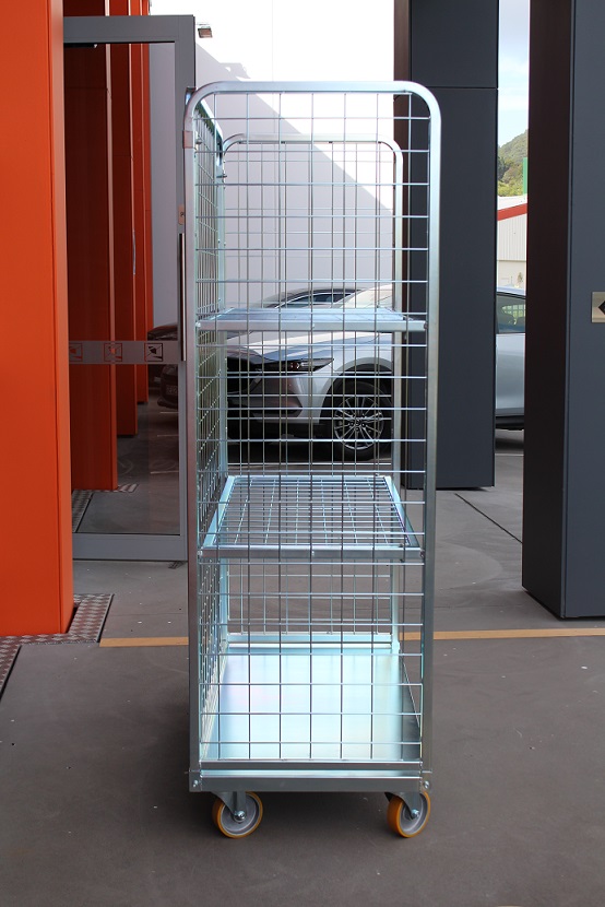 Cage Trolley (Shelved - Long) | Cage Trolleys | Astrolift