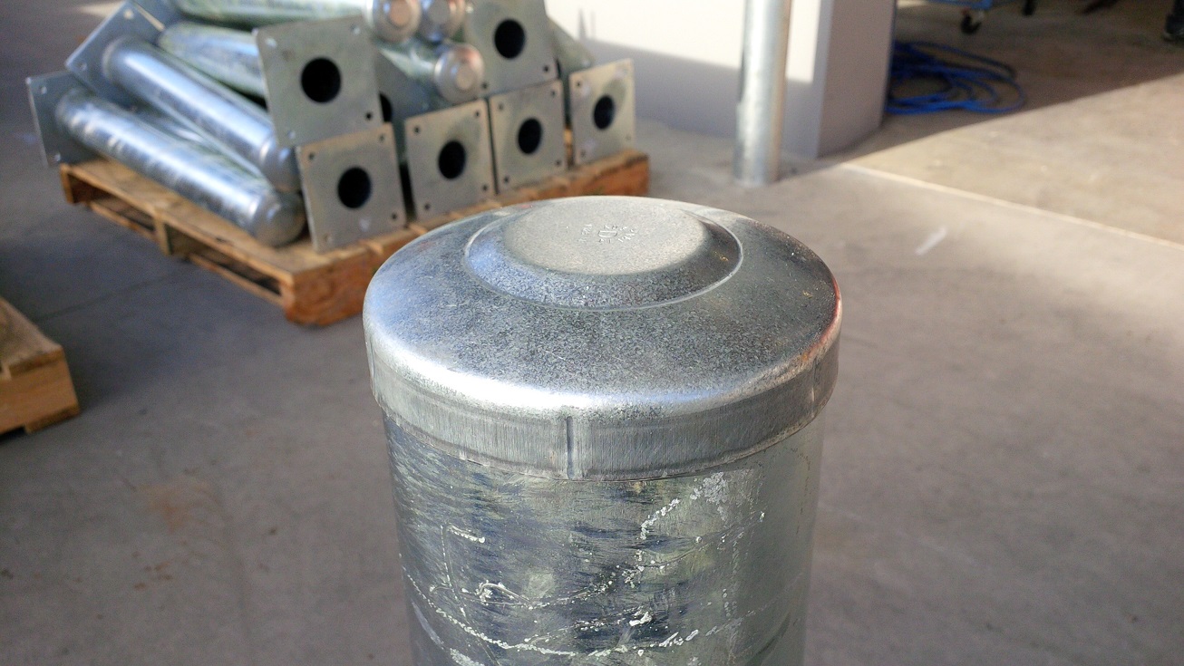 Bolt-down Bollard - HD (Galvanised) | Bolt-down Bollards | Astrolift