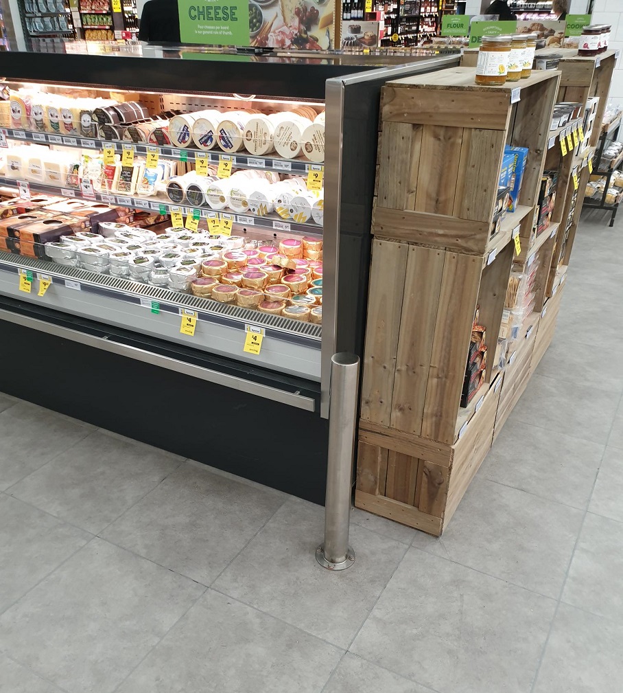 Bolt-down Bollard (Stainless Steel) | Bolt-down Bollards | Astrolift