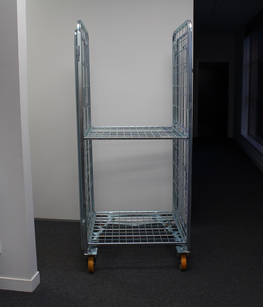 Cage Trolley - Nesting Dual Door | Astrolift Warehouse Equipment | Cage ...