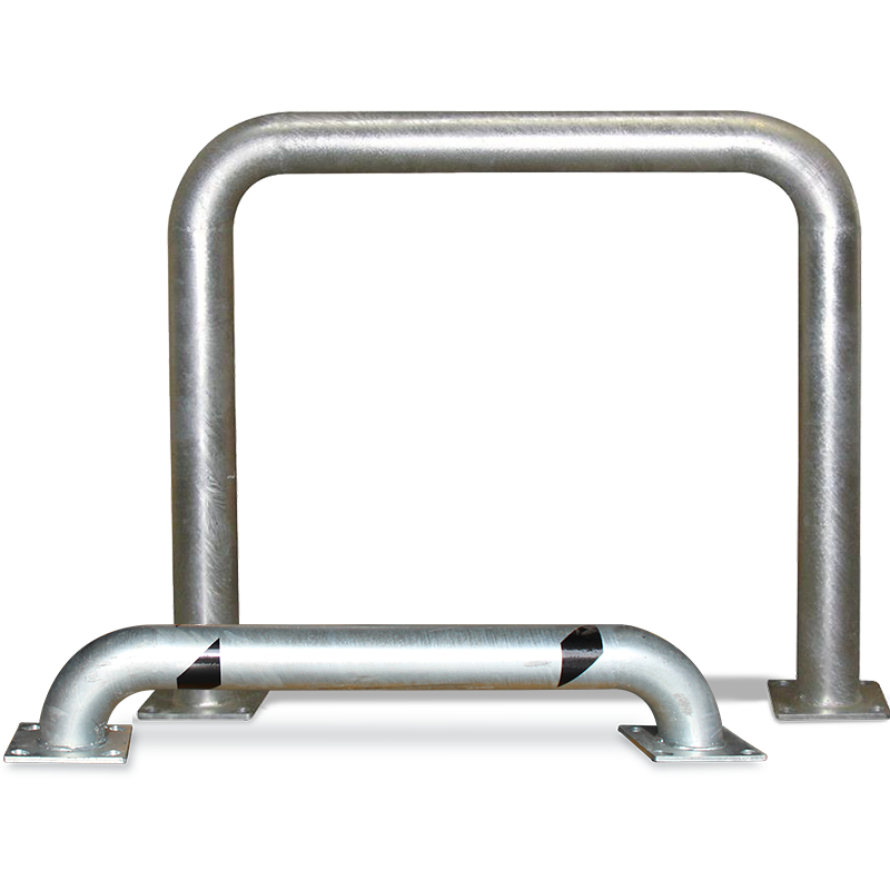 Bolt-down Bollard - Hoop (Galvanised) | Bolt-down Bollards | Astrolift