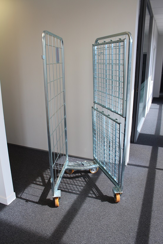 Two Sided Cage Trolley (Nesting Trolley) | Astrolift NZ | Cage Trolleys ...