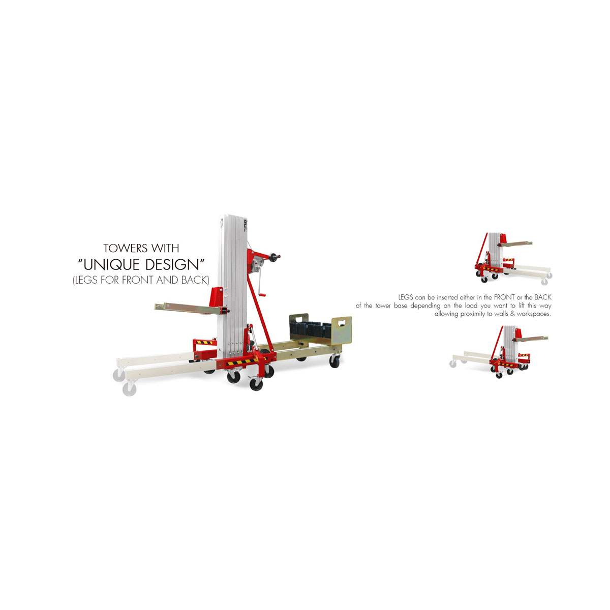 Material Lifter with Auto Brake Winch by GUIL | Utility Lifters ...