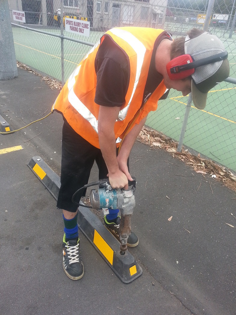 Heavy Duty Wheel Stops | Tuff Stop | Wheel Stops | Astrolift