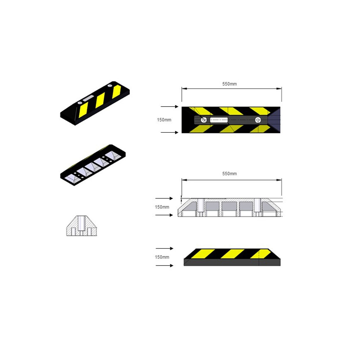 Truck Stops | Heavy Vehicle Wheel Stops | Wheel Stops | Astrolift