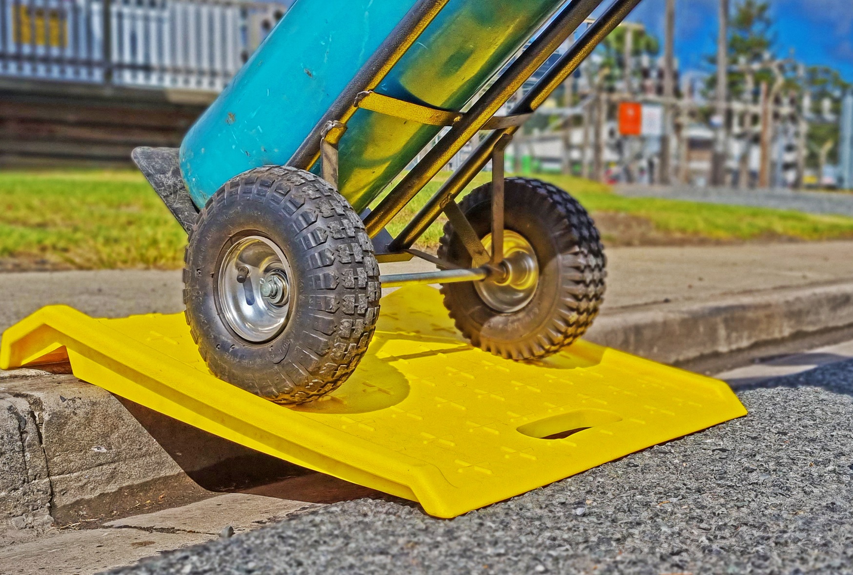Portable Kerb Ramp | Lightweight Plastic Ramp | Kerb Ramps | Astrolift