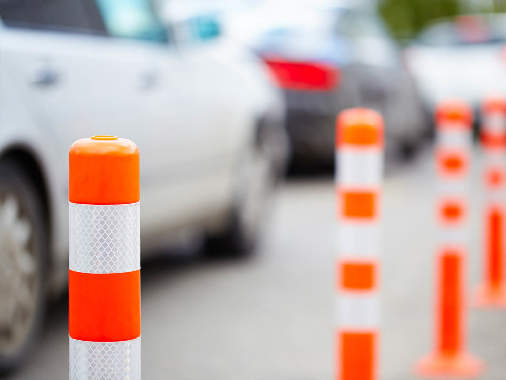 Plastic Traffic Bollards | Traffic Safety @ Astrolift NZ | Bollards ...