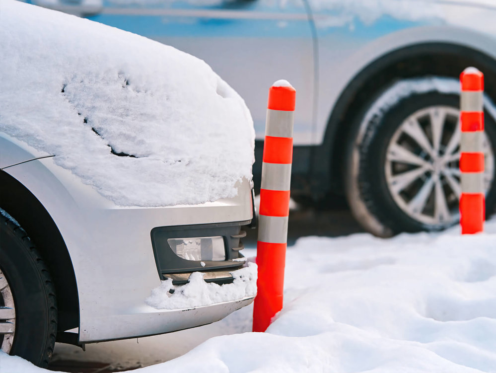 Plastic Traffic Bollards | Traffic Safety @ Astrolift NZ | Bollards ...