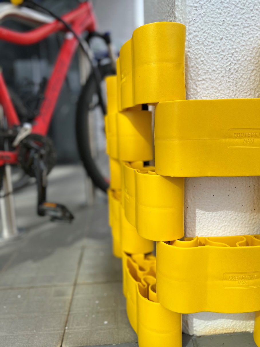 Column Protector | Heavy Duty Plastic, Modular Brick Construction ...