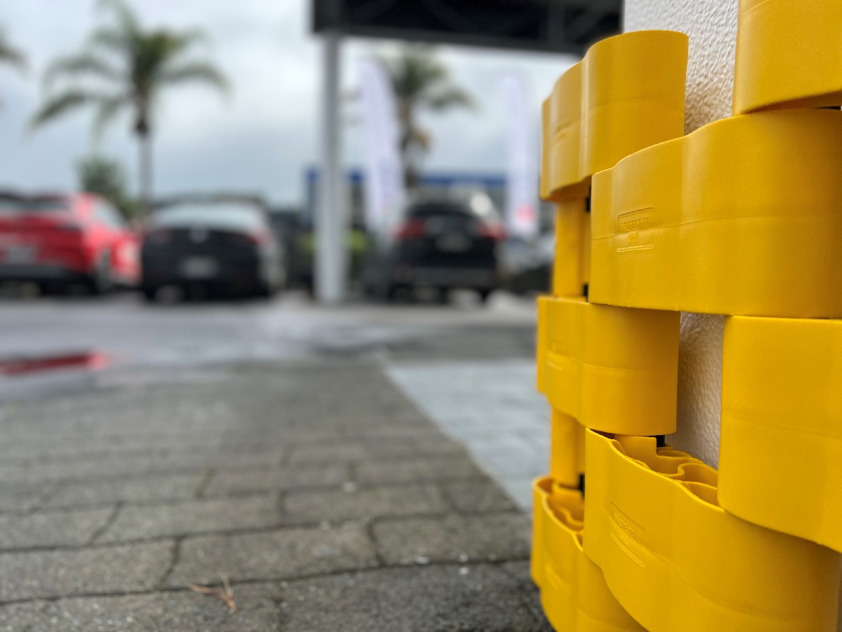 Column Protector | Heavy Duty Plastic, Modular Brick Construction ...