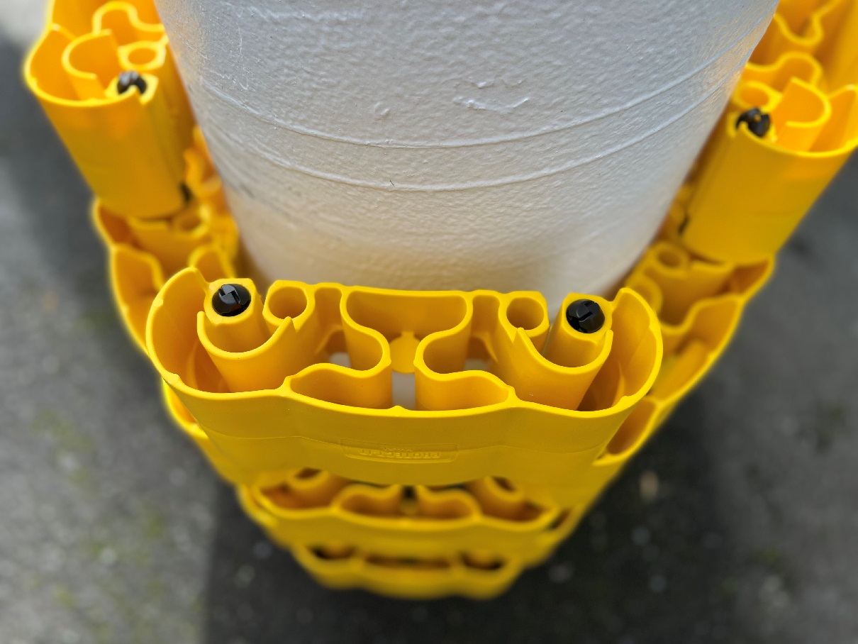 Column Protector | Heavy Duty Plastic, Modular Brick Construction ...