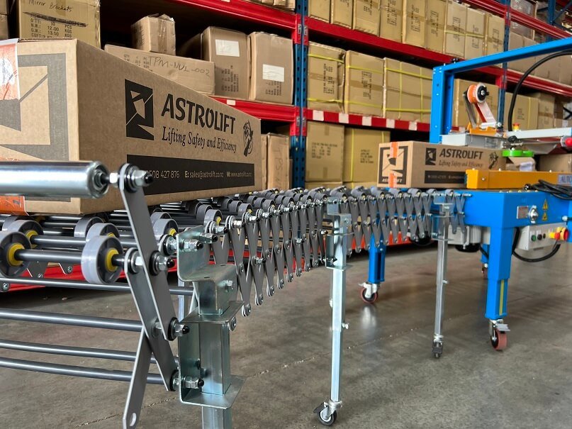 Expanding Skate Wheel Conveyor | Conveyors | Astrolift